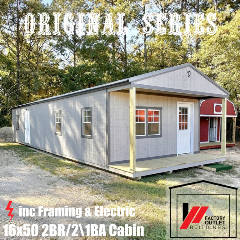 14x40 2BR-1Ba Tiny Home Framing & Electric - Metal Carports/Garages ...