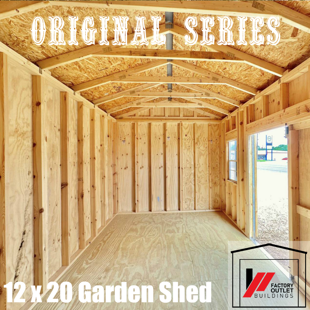 12x20 Garden Shed 250149 - Metal Carports/Garages/Portable Sheds ...