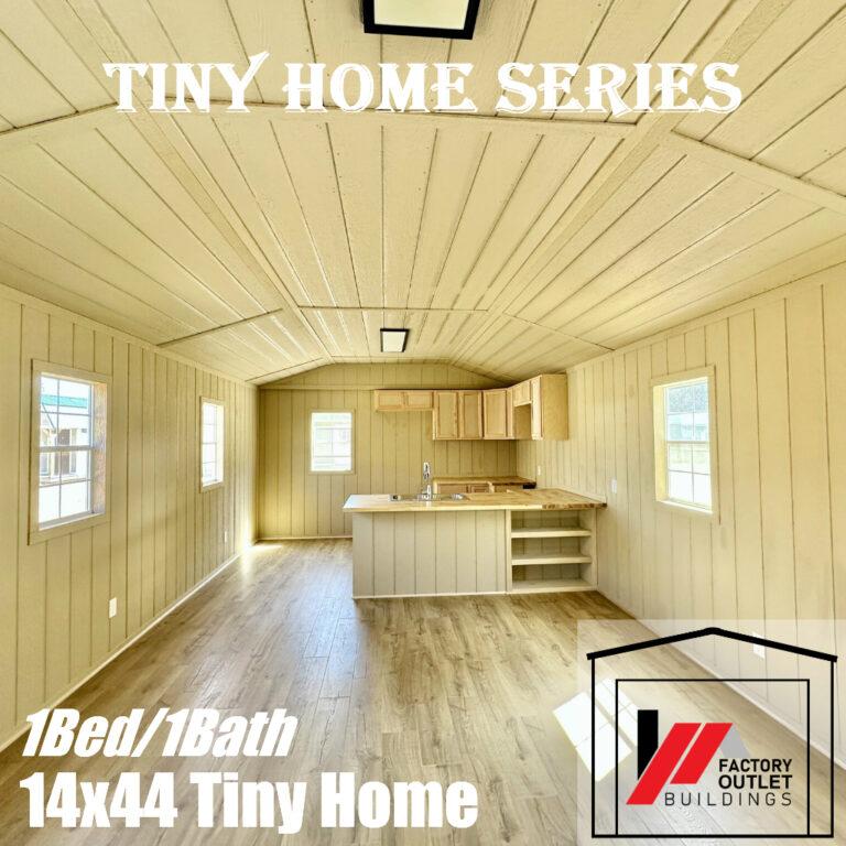 14x44 GSX Tiny Home 240588 1BR-1Ba Finished & Delivered - Tiny Homes ...