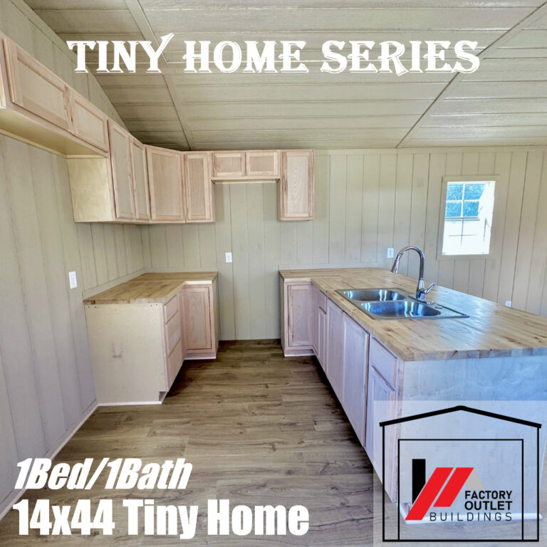 14x44 GSX Tiny Home 240588 1BR-1Ba Finished & Delivered - Tiny Homes ...